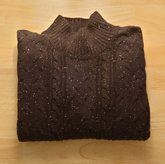 Joe Fresh | Sweaters | Jf Mock Neck Cable Knit Sweater | Poshmark